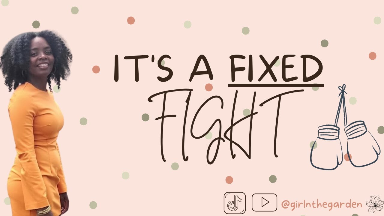 It's Supposed To Be A Fixed Fight. Are You Forfeiting? - YouTube