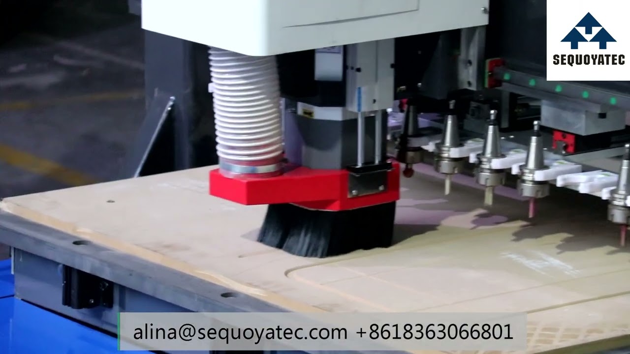 SEQUOYATEC. ST1325 ATC CNC ROUTER. - YouTube