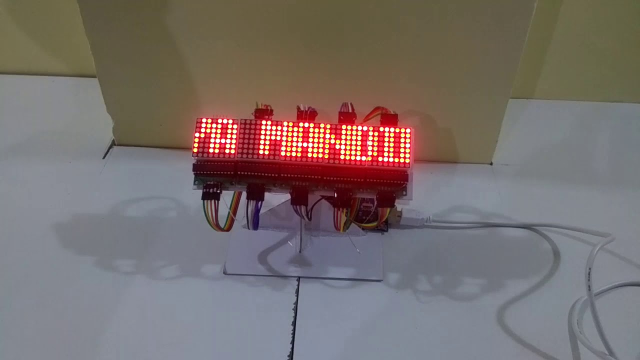 Bluetooth Controlled Display Board - YouTube