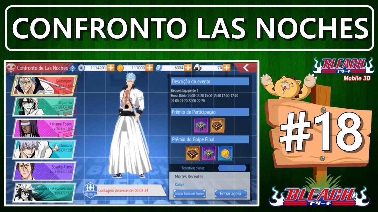Bleach 3D ING #18 - Confronto Las Noches - YouTube
