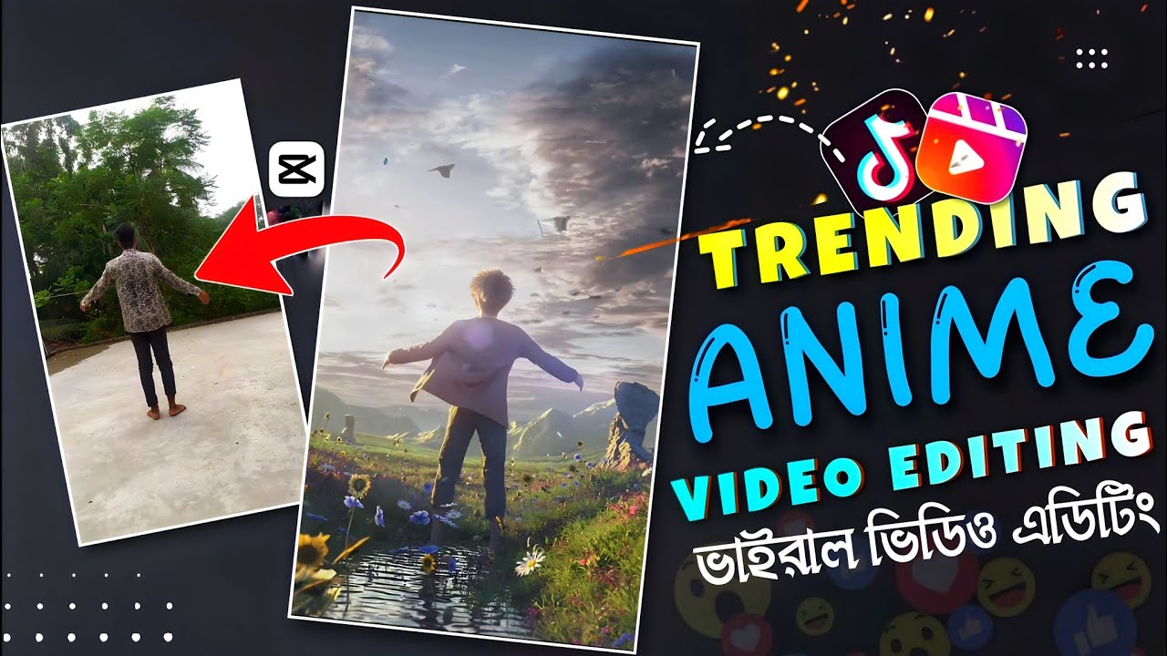 Trending Anime Transition Reels-TikTok Editing in Capcut | Tiktok Anime ...