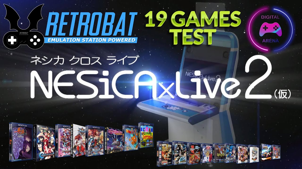 Nesica X live 1080 p Game testing on Retrobat X64 - YouTube
