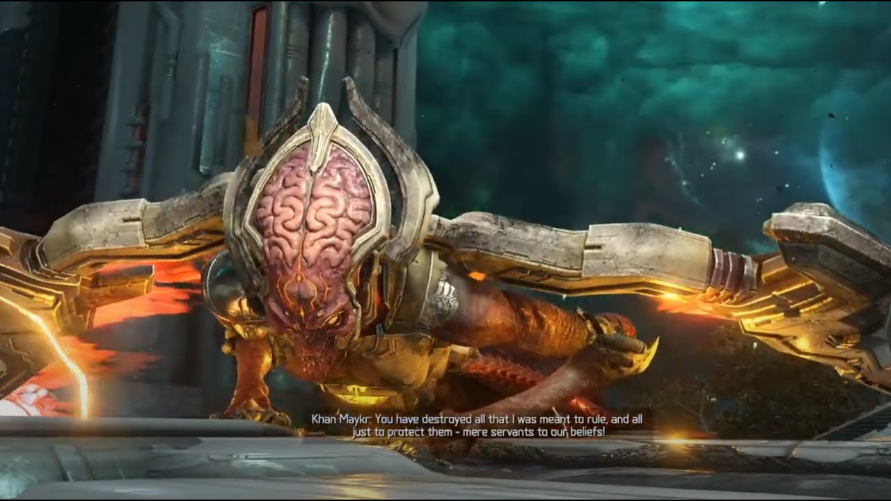 Let's Play Doom Eternal Ep33: Khan Makyr Fight - Nightmare Difficulty ...