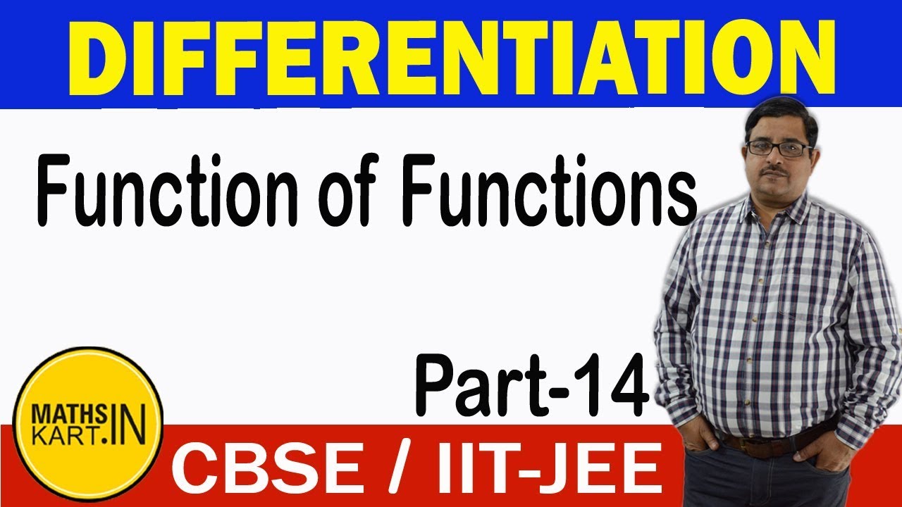 Differentiation of function with Respect To other function | PART-14 ...