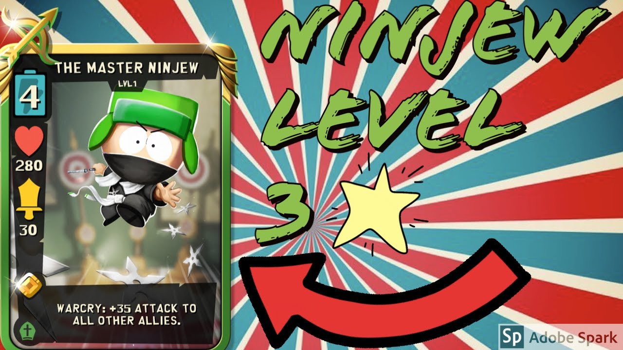 LEVEL 3 NINJEW GAMEPLAY | Road to 7500 | Southpark: Phone Destroyer ...