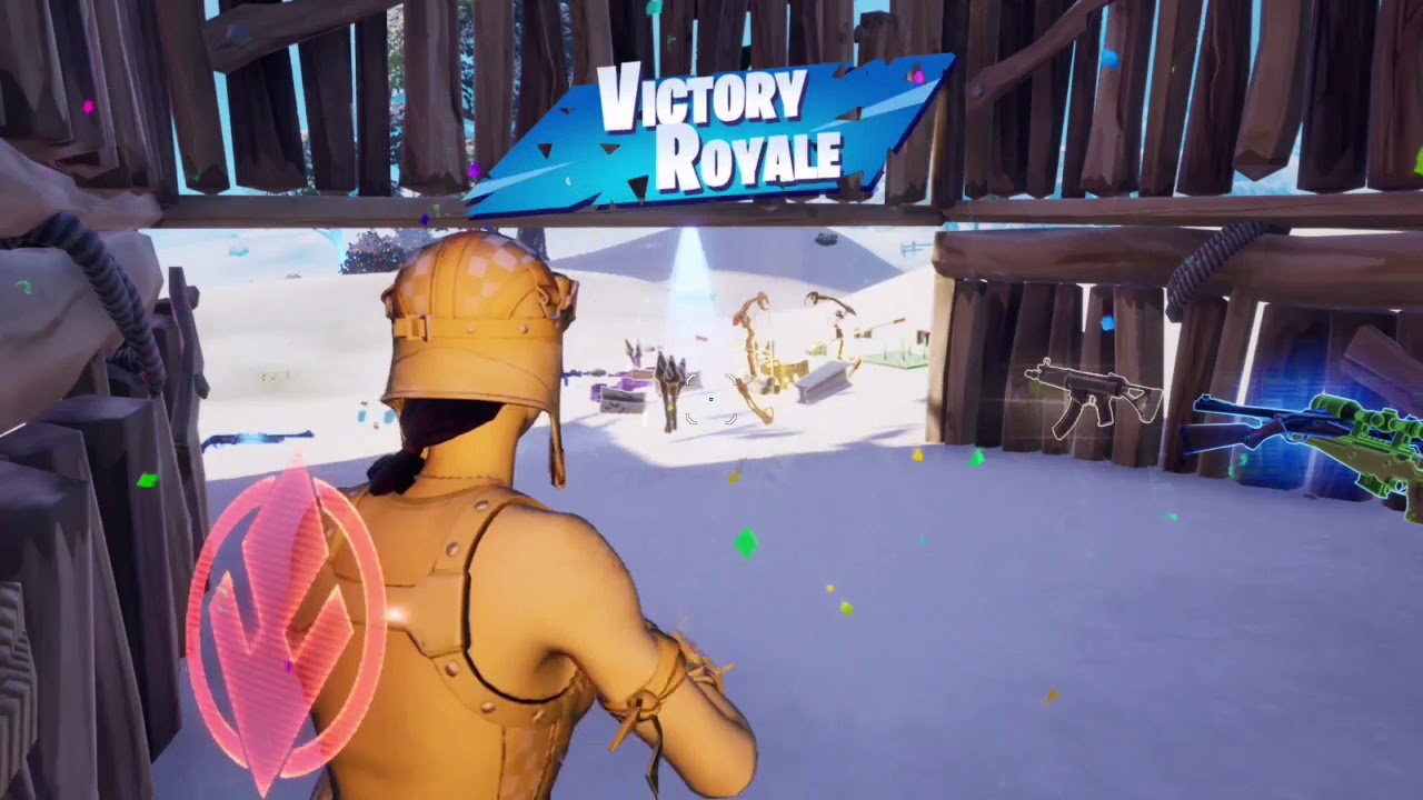 Fortnite Game play with my very first FN account. - YouTube