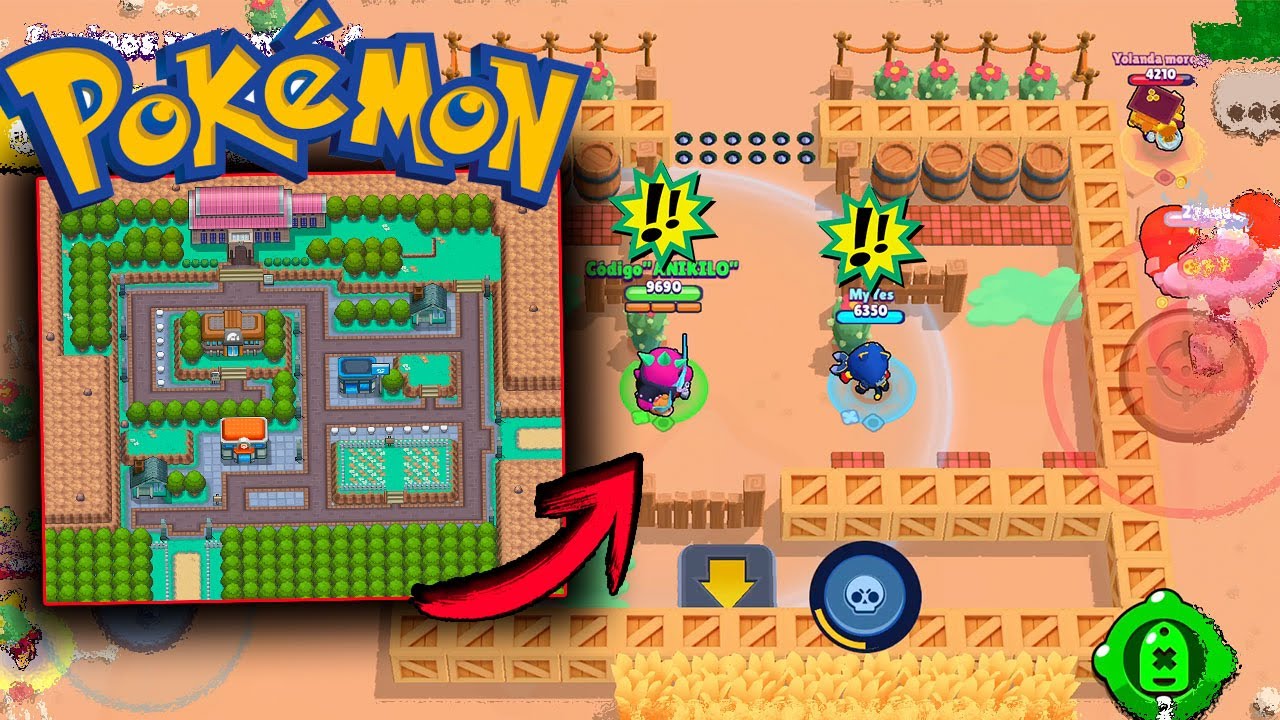 CIUDAD POKEMON en BRAWL STARS #TeamAniYes - YouTube