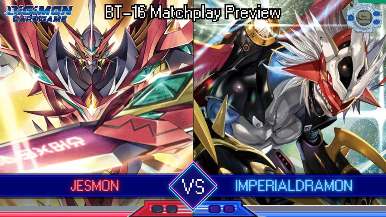 Jesmon vs Imperialdramon -- BT16 Matchplay Preview!! - YouTube