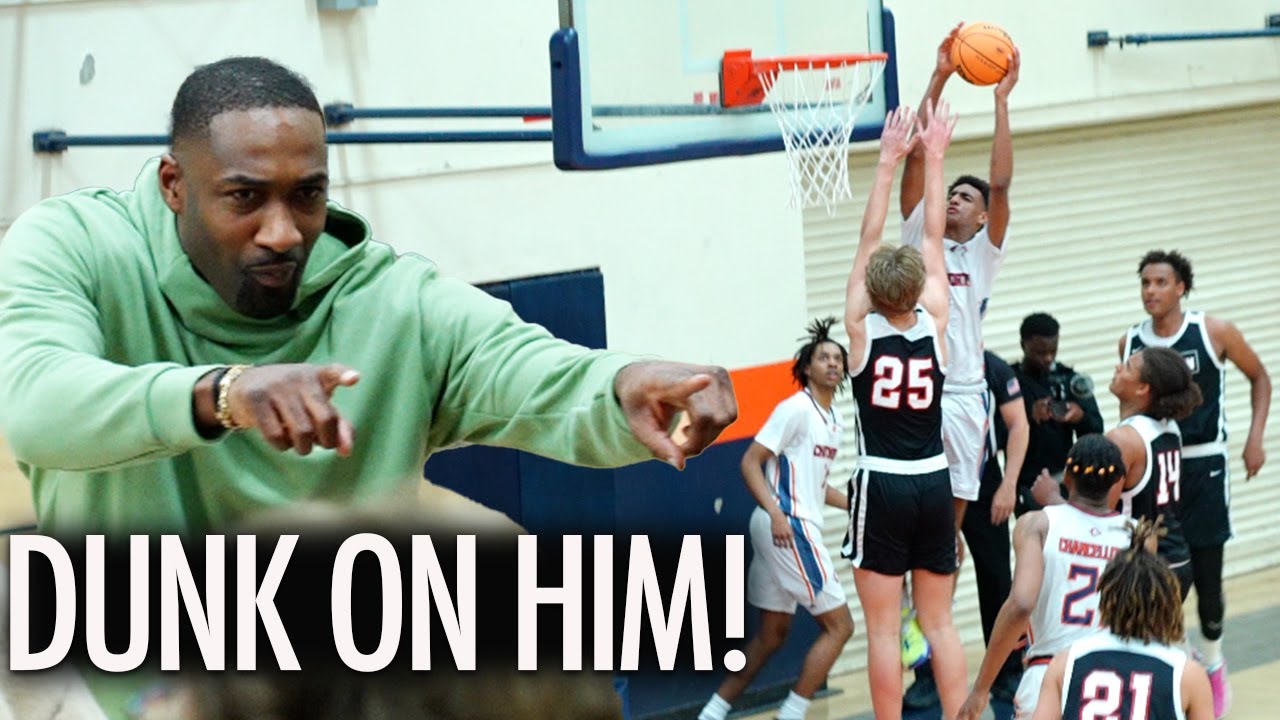 Gilbert Arenas Stunned as Son Alijah Soars for Epic Dunk on Defender in ...
