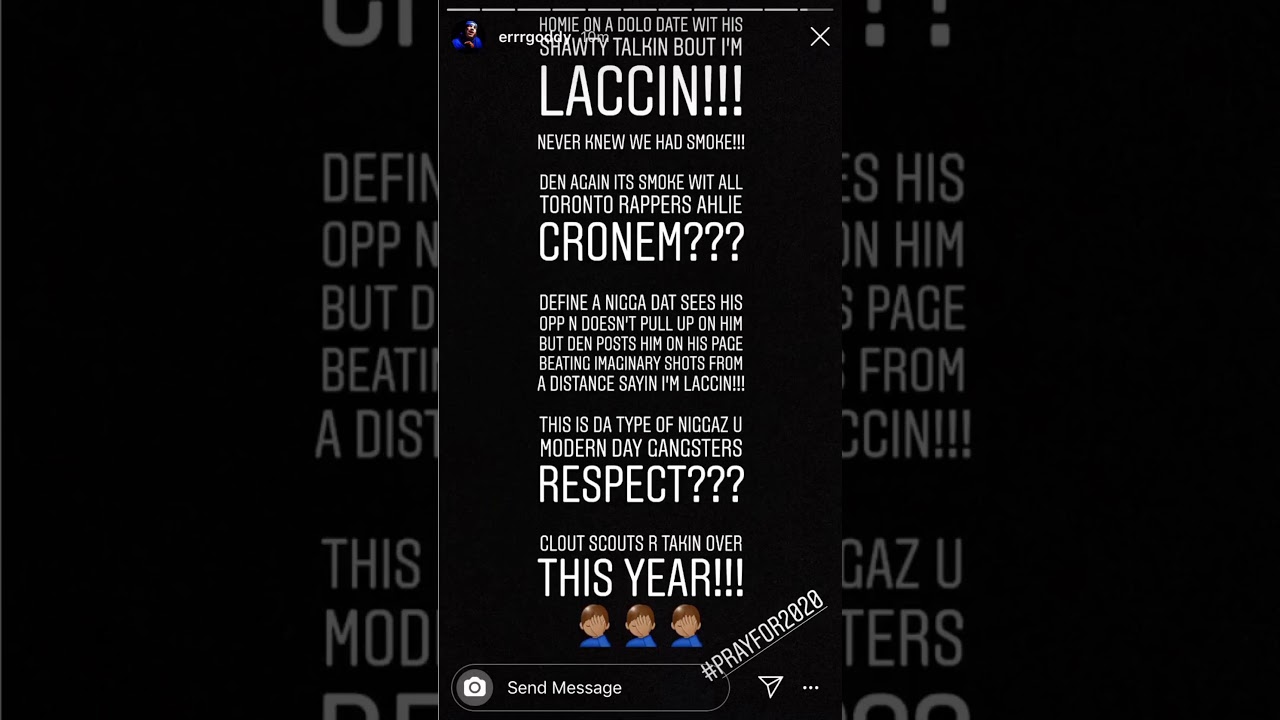 WhyG 35 catches Bizz Loc in the building! - YouTube