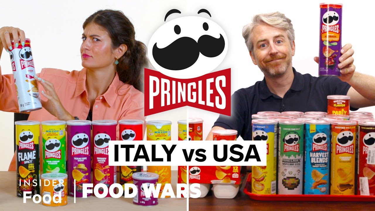 US vs Italy Pringles | Food Wars | Insider Food - YouTube