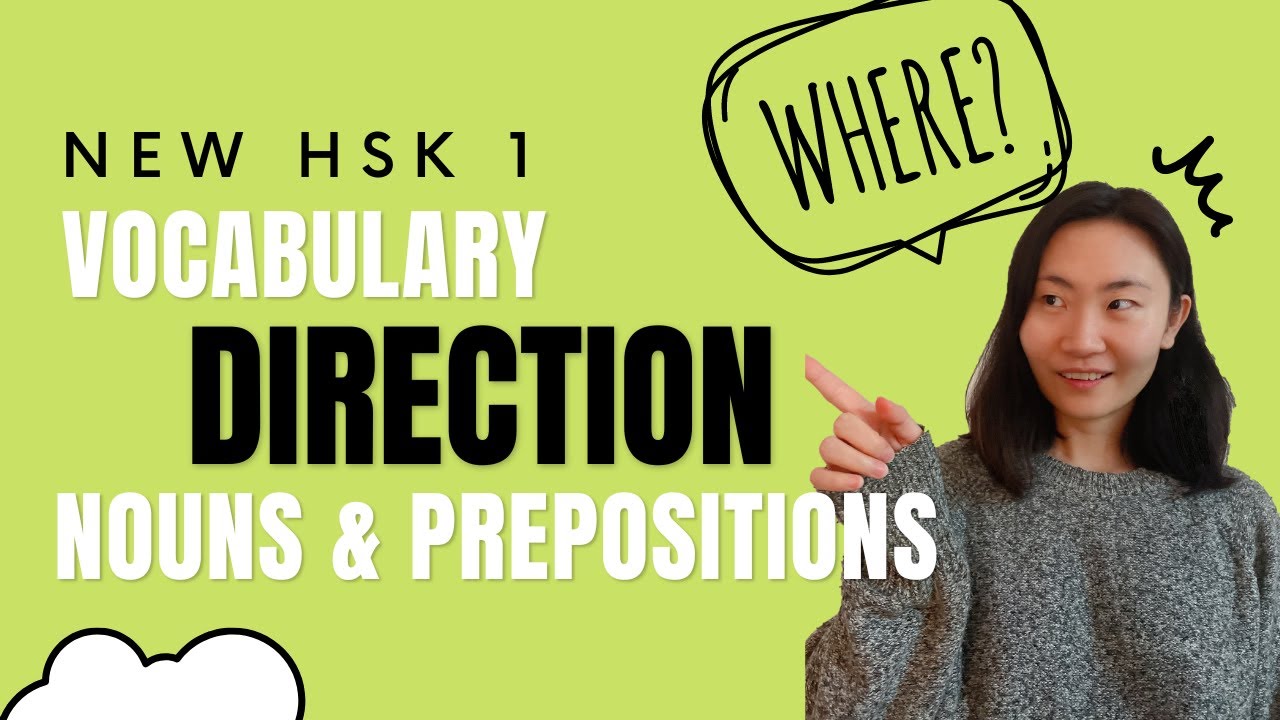 New HSK 1&2 - Chinese Mandarin Vocabulary by Categories - Direction ...