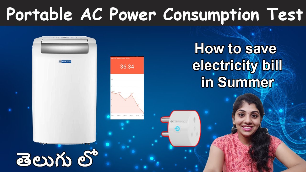 Portable AC Electricity Consumption Test | AC POWER CONSUMPTION TEST ...