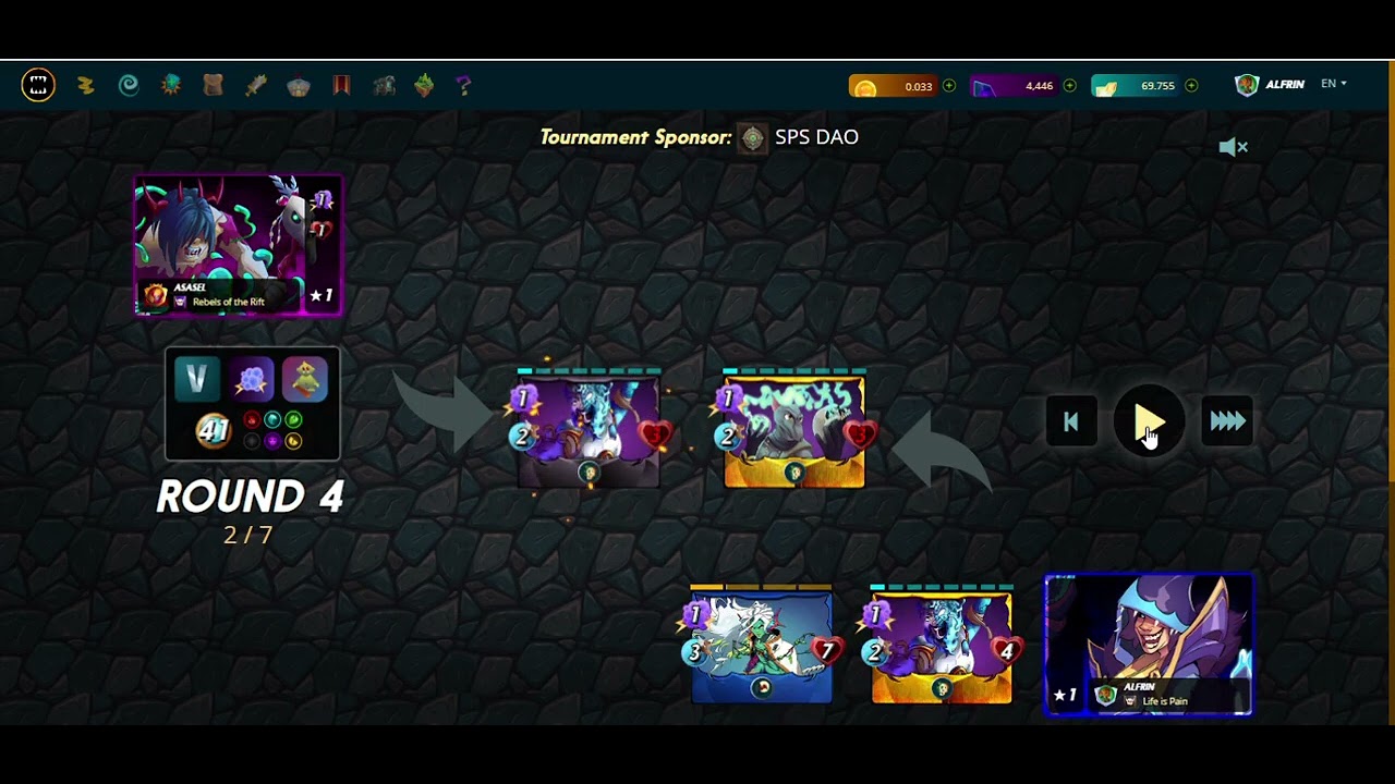 ROUND 3, 4 and 5 winning with the dual two-color summoners the blue and ...