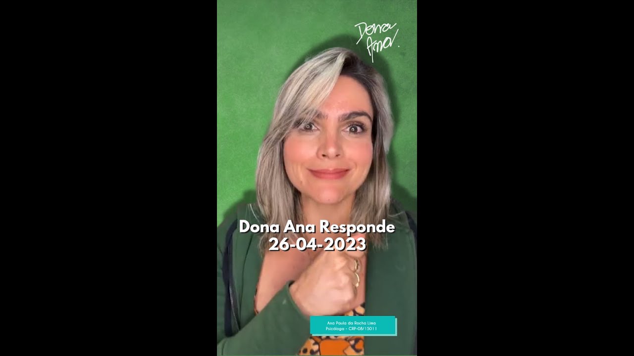 Dona Ana Responde - Live 26-04-2023 - YouTube