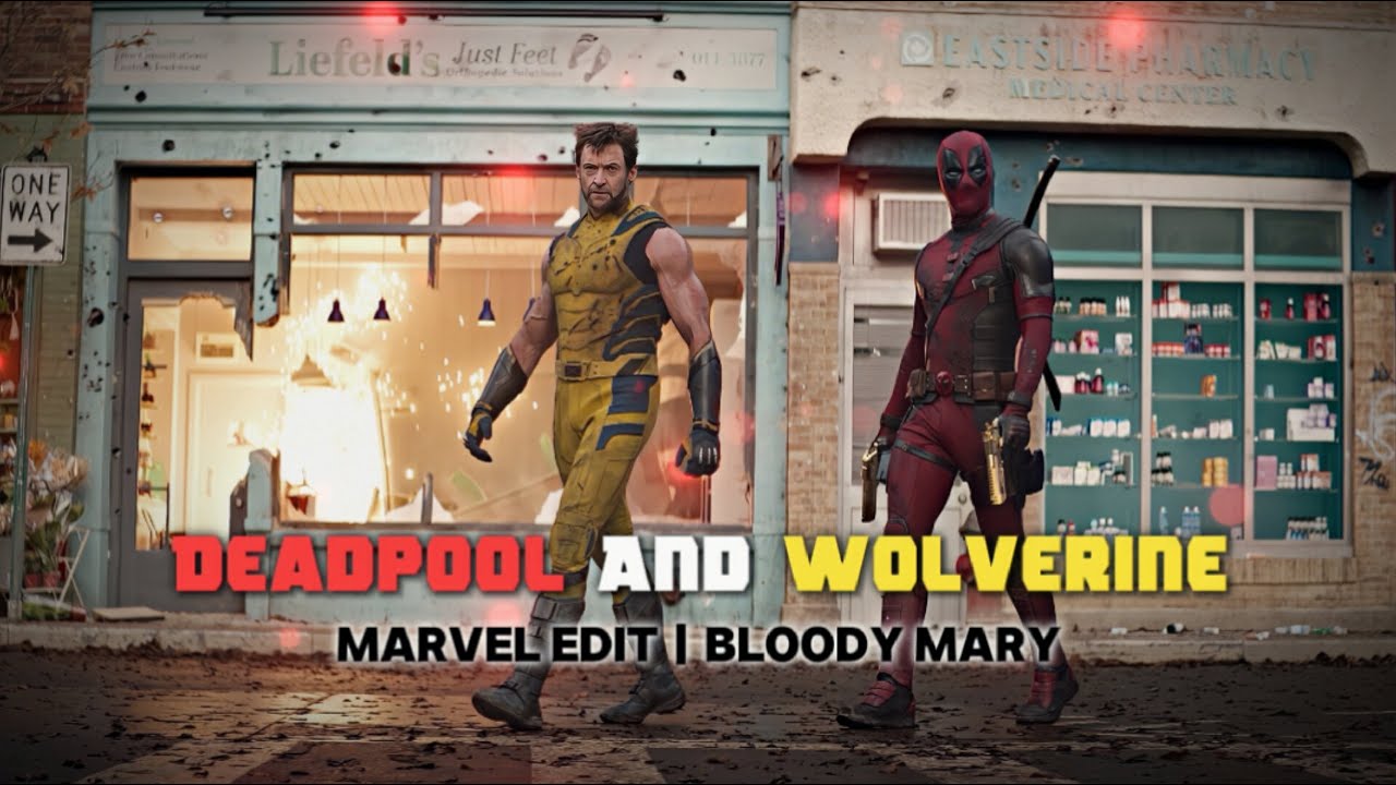 Deadpool And Wolverine | Marvel Edit | Bloody Mary | deadpool 3 Trailer ...