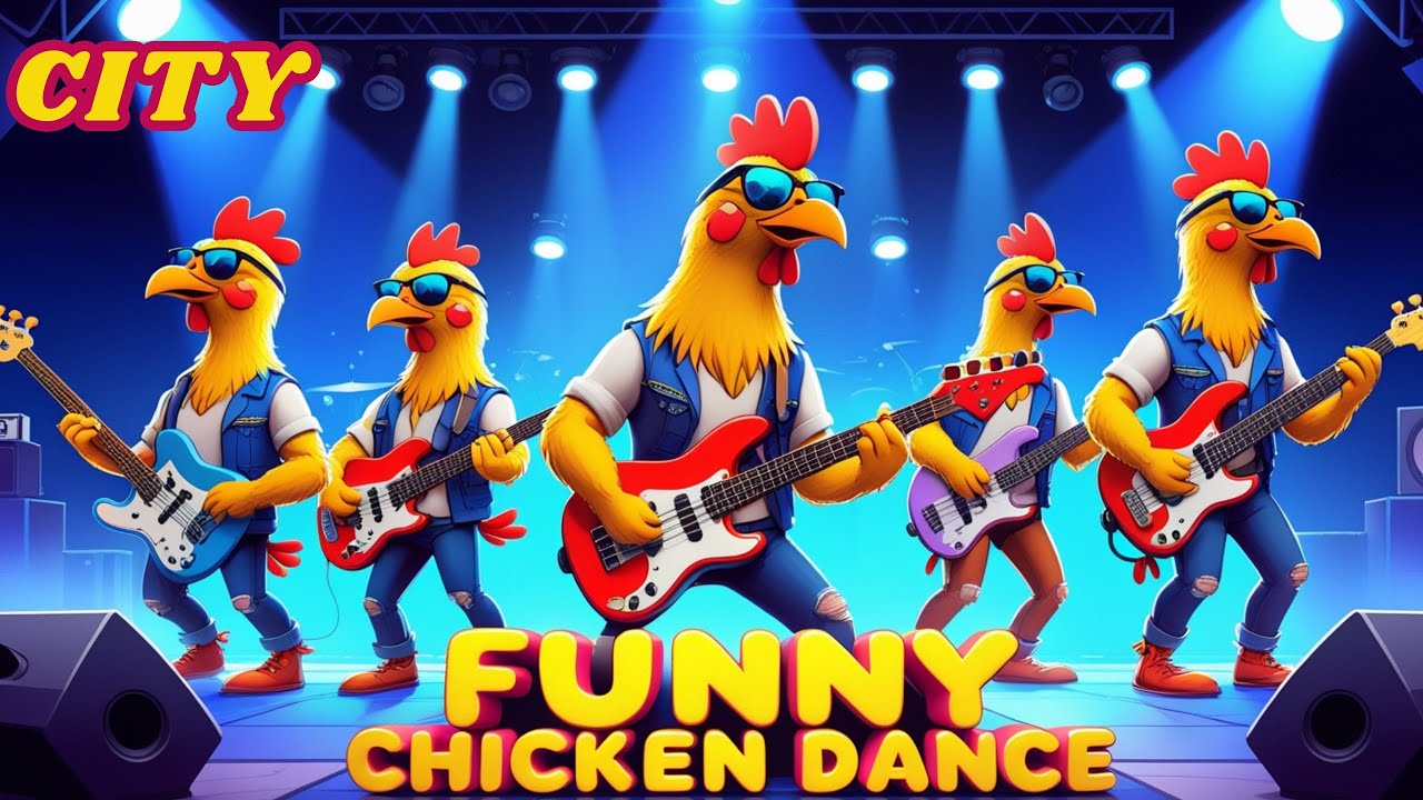 Funny Chicken Dance Song for Kids 💃 Nursery Rhyme 🎵 Silly Animal Songs ...