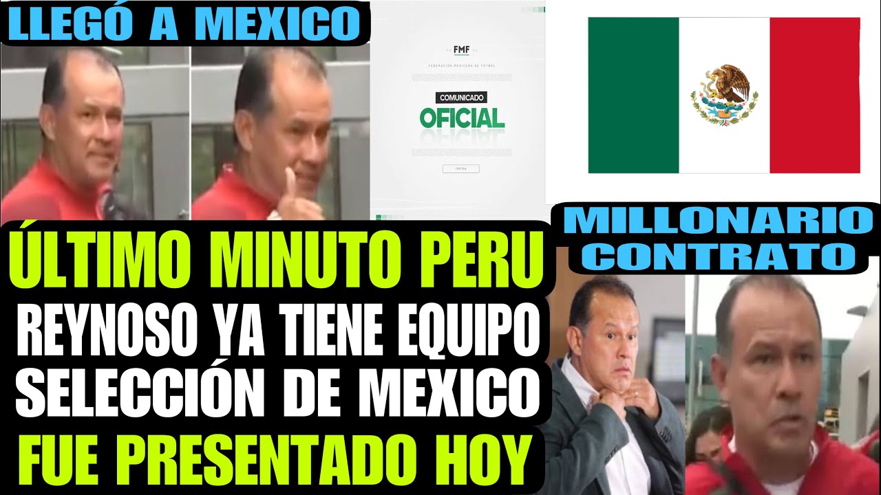 CONFIRMADO 🚨⚽️ REYNOSO ES NUEVO DT DE SELECCIÓN DE MEXICO 🏆 LO ...