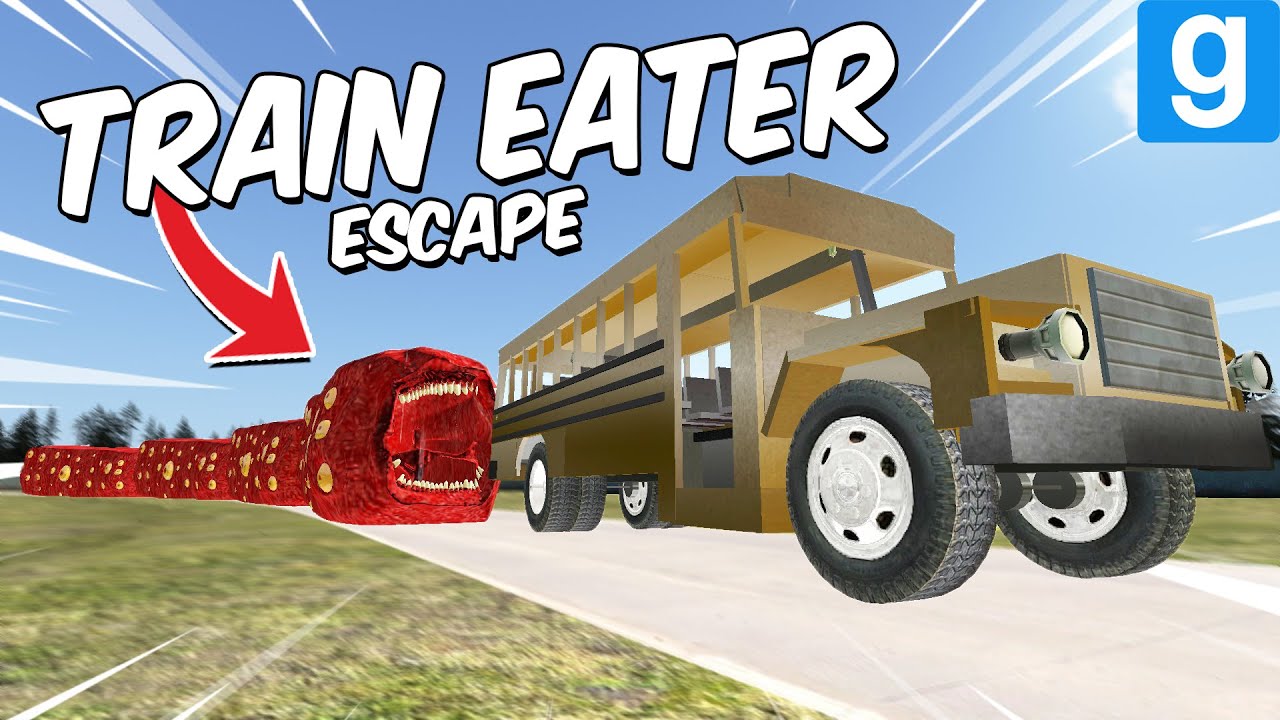 TRAIN EATER vs DESTRUCTIBLE CARS! (Garry's Mod) NEW Leovincible Monster ...