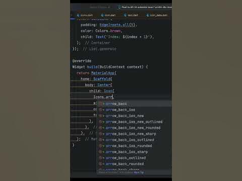 Flutter Icon textDirection Problem - YouTube