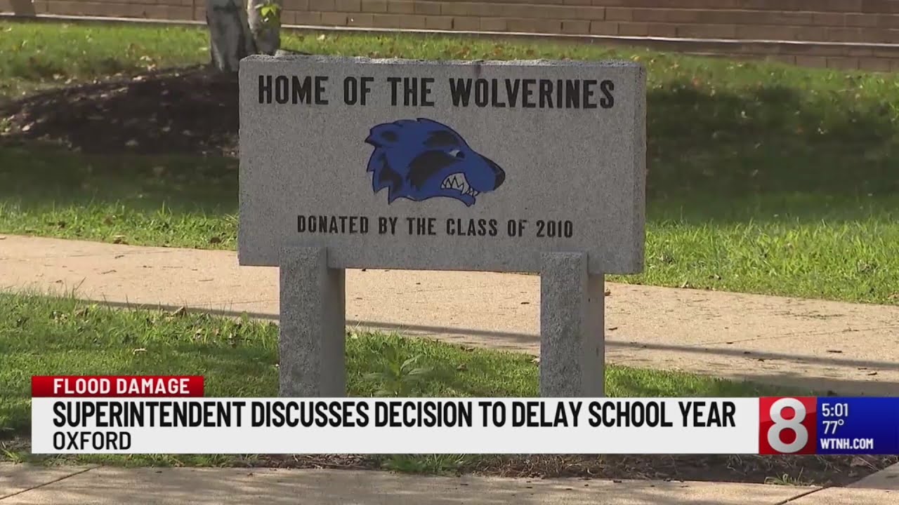 Oxford superintendent discusses decision to delay school year - YouTube