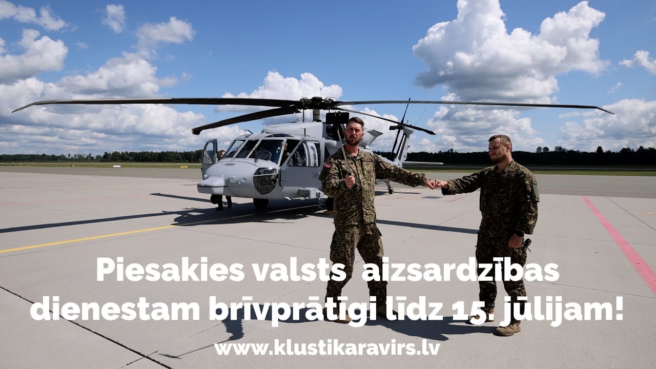 Piesakies valsts aizsardzības dienestam Gaisa spēkos! - YouTube
