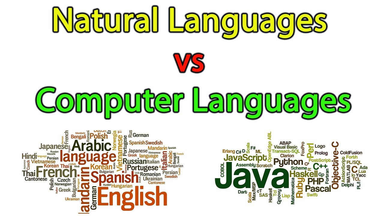 Natural Languages vs Computer Languages Simple Definition - YouTube