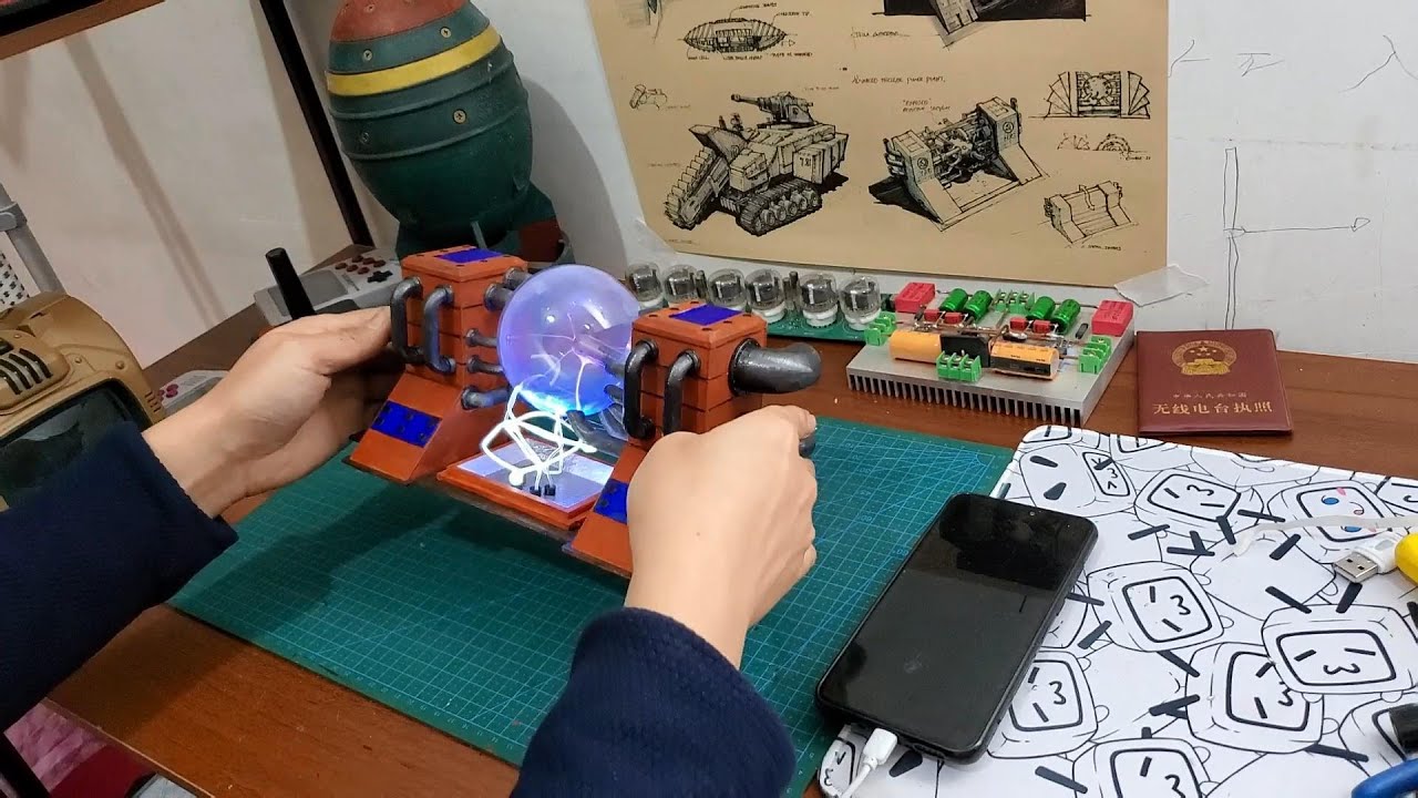 （C&C RED ALERT 2）Soviet magnetic power plant Mobile Power Bank 制作红警2 ...