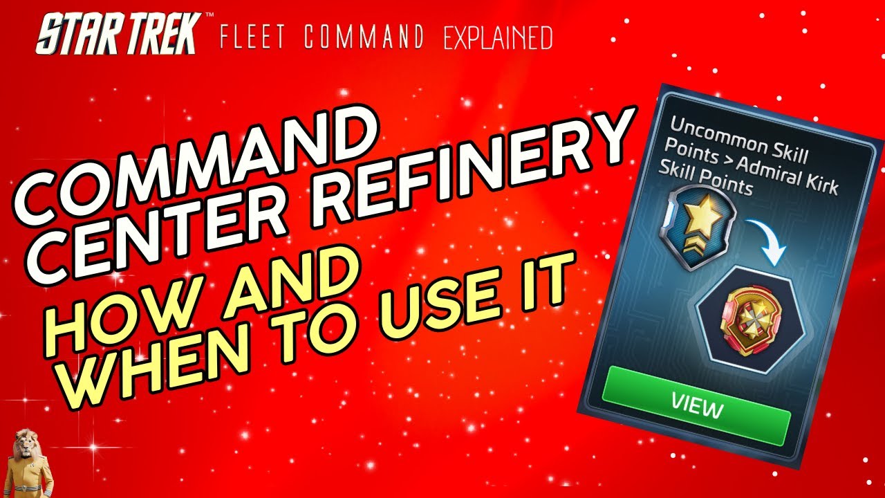Command Center Refinery | How to play Star Trek Fleet Command | Outside ...