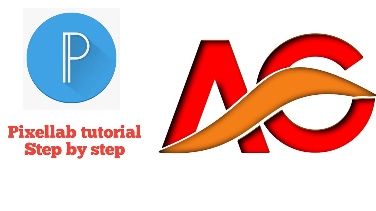 pixellab editing tutorial (AG) logo design || pixellab logo making ...