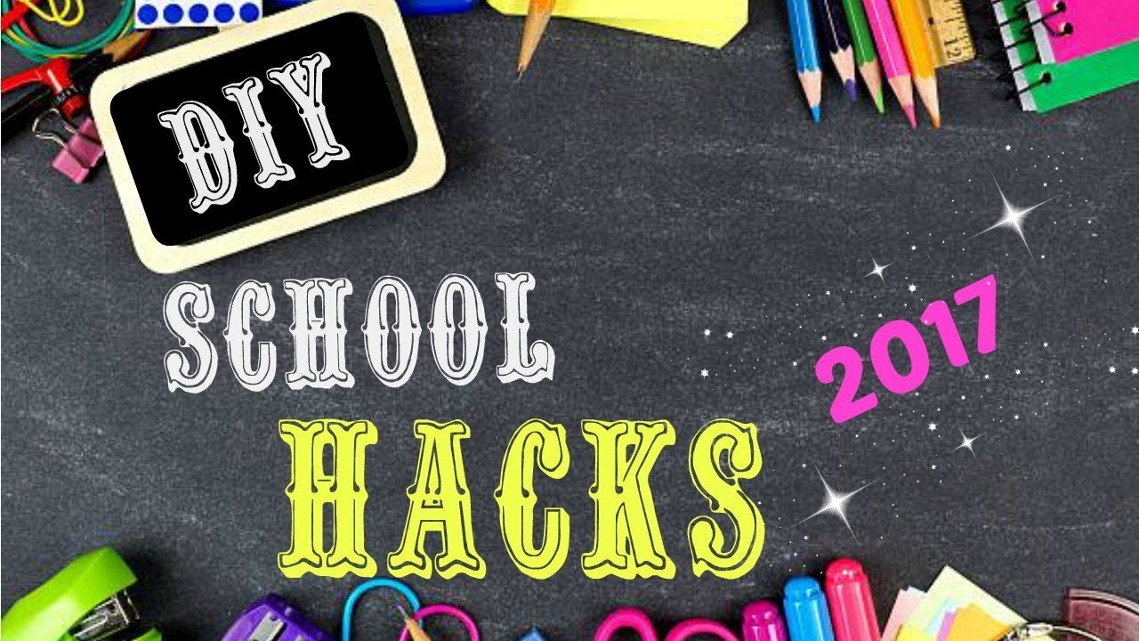 5 MUST KNOW SCHOOL HACKS to be a boss at school! | DIY School Hacks ...