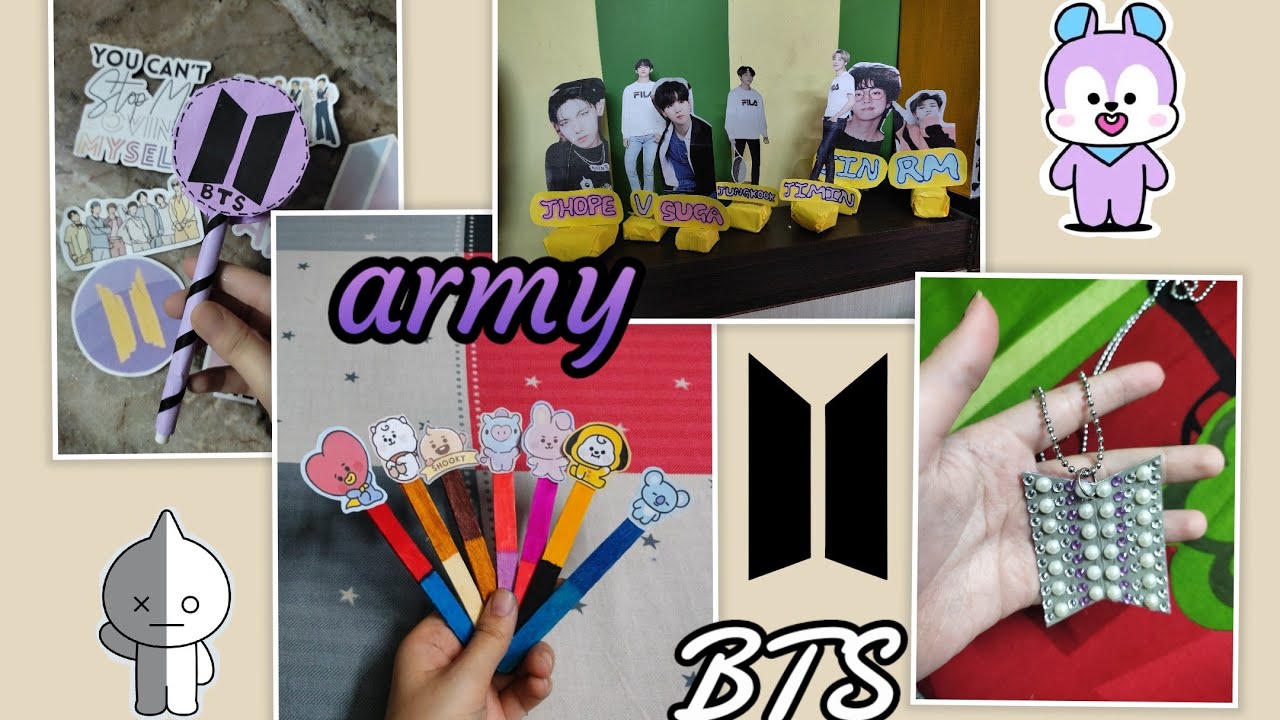 BTS diy crafts 💜💜💜💜🩵🩵🩵🩵 - YouTube