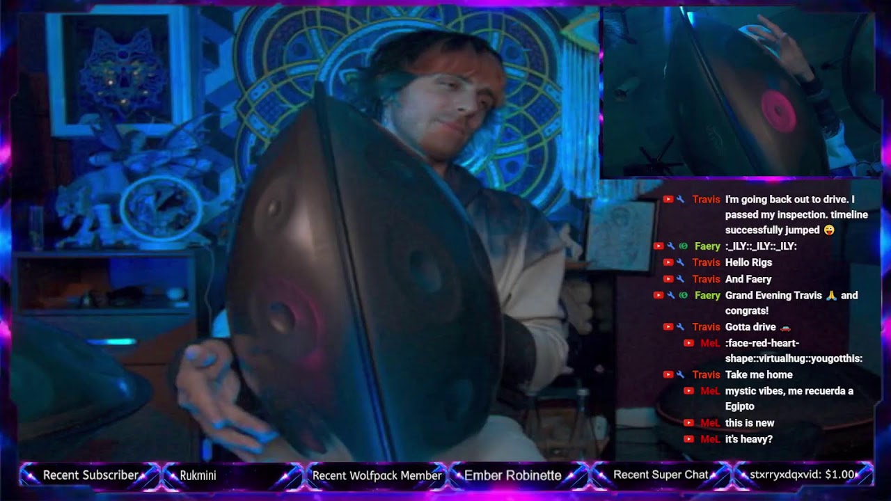 Live Full Moon Handpan Sound Bath - Meditate, Heal, Manifest 🐺 - YouTube