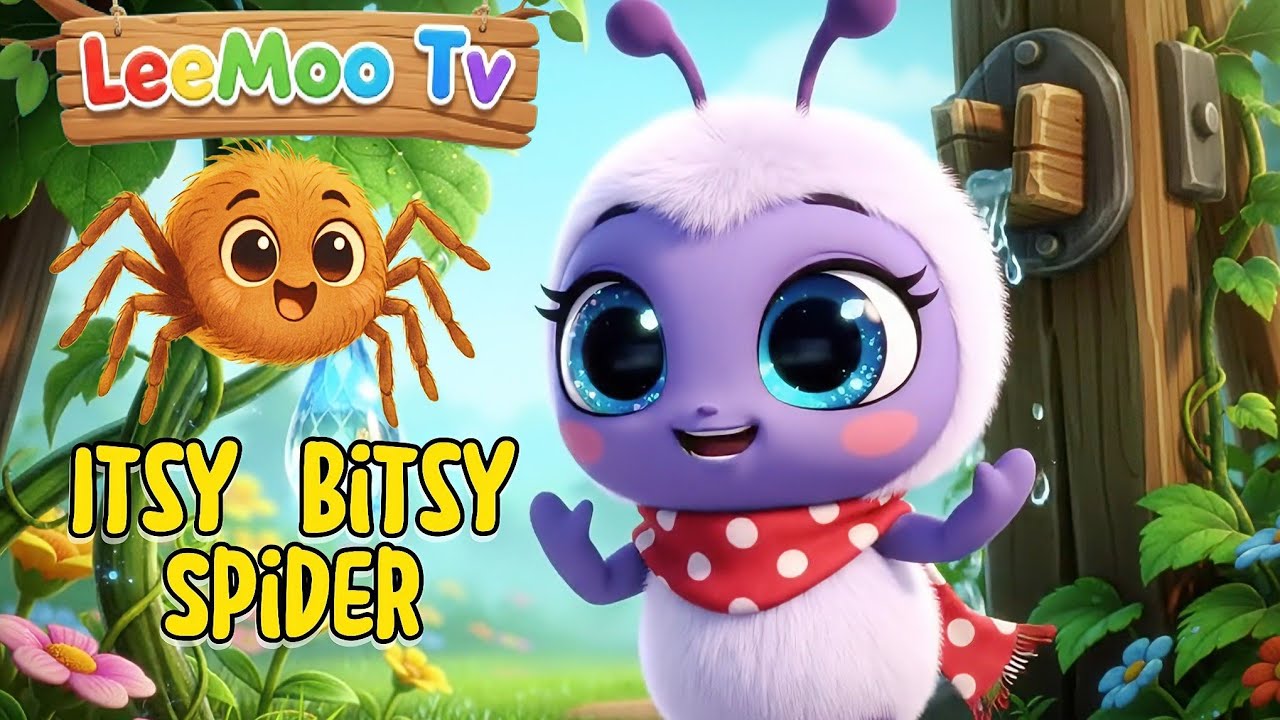 The Itsy Bitsy Spider (Never Give Up!) | Fun Cartoon Music Video for ...