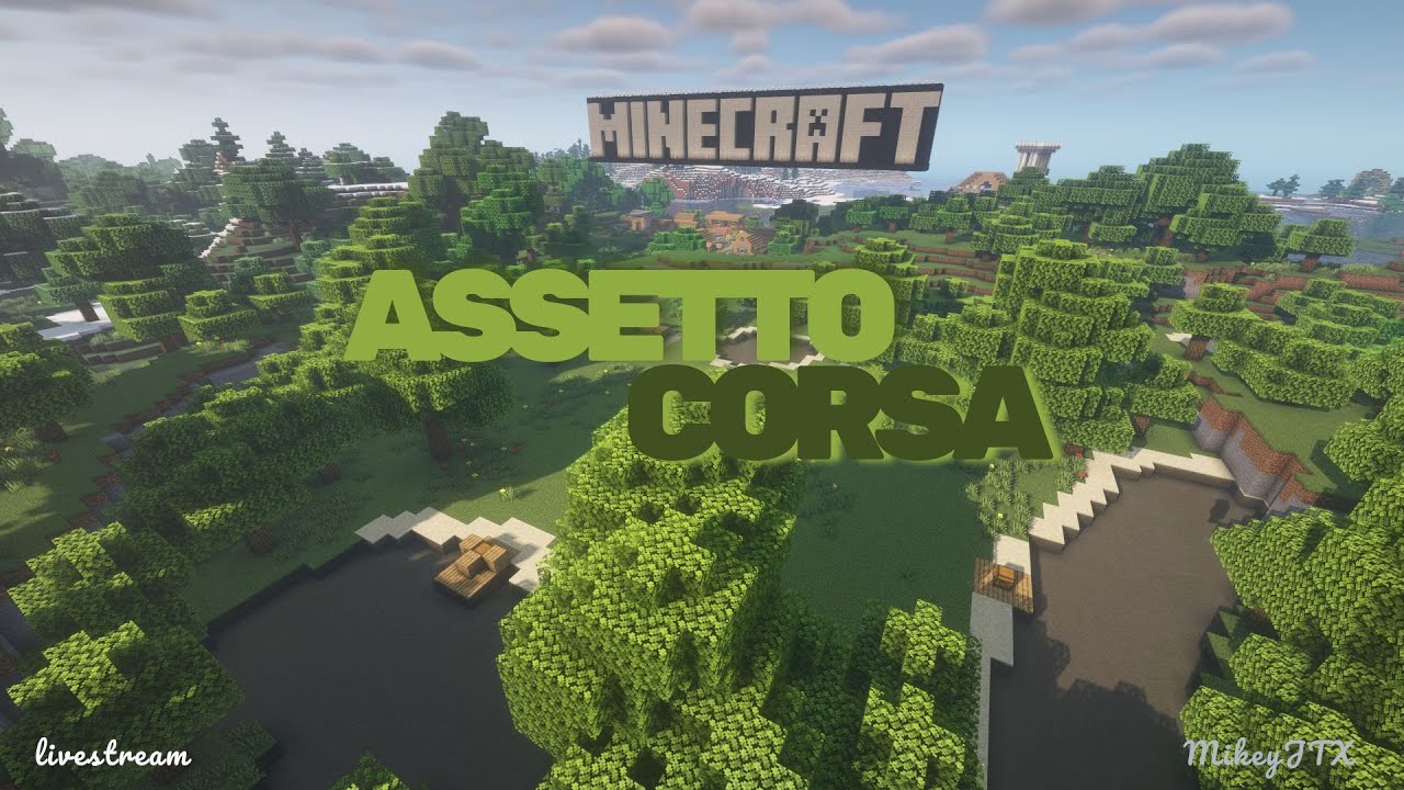 🔴LIVE - Assetto Corsa - Drifting the Village of Minecraft - YouTube