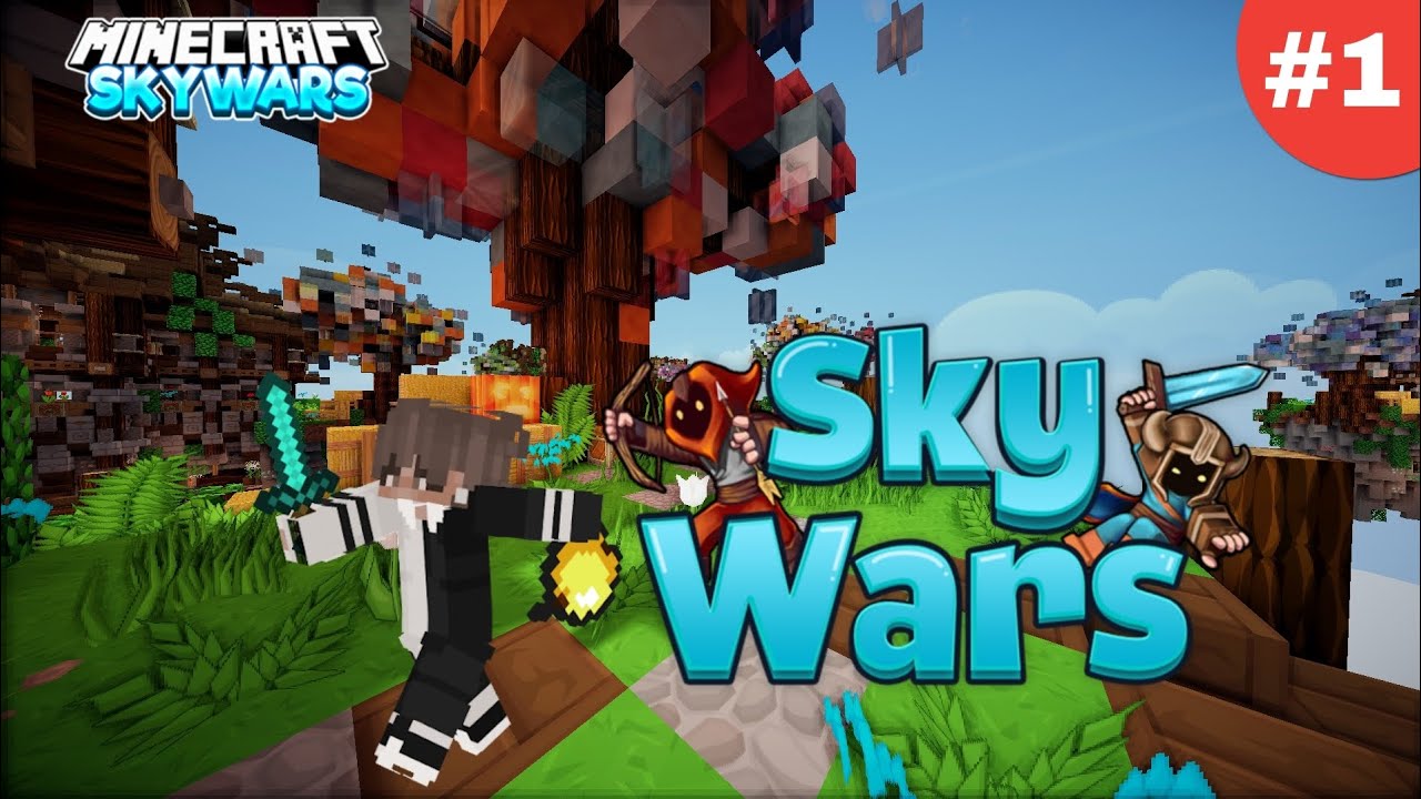 Sky wars in Minecraft @PyareStar1 - YouTube