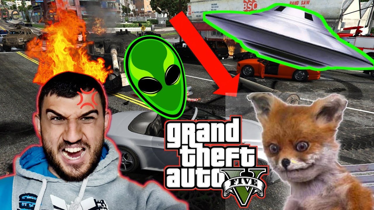 КАКВО СТАВА КОГАТО ИГРАЕМ GTA V CHAOUS MOD - YouTube