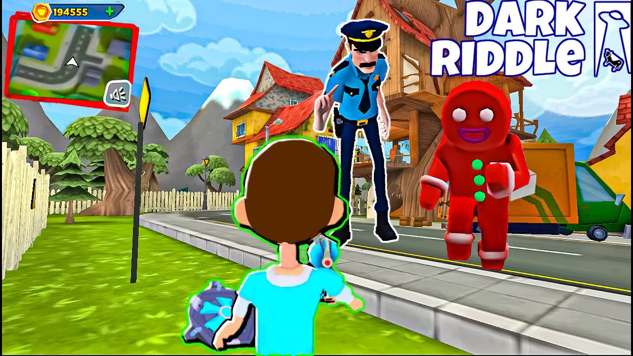 Dark Riddle New Version 16.1 Greeting Neighbors! Rainbow FRIENDS IN THE ...