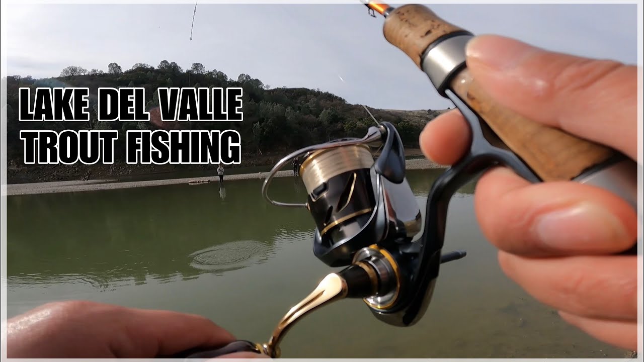 Left And Right Trout Bites At Lake Del Valle (Spoon And Jig Lure) - YouTube