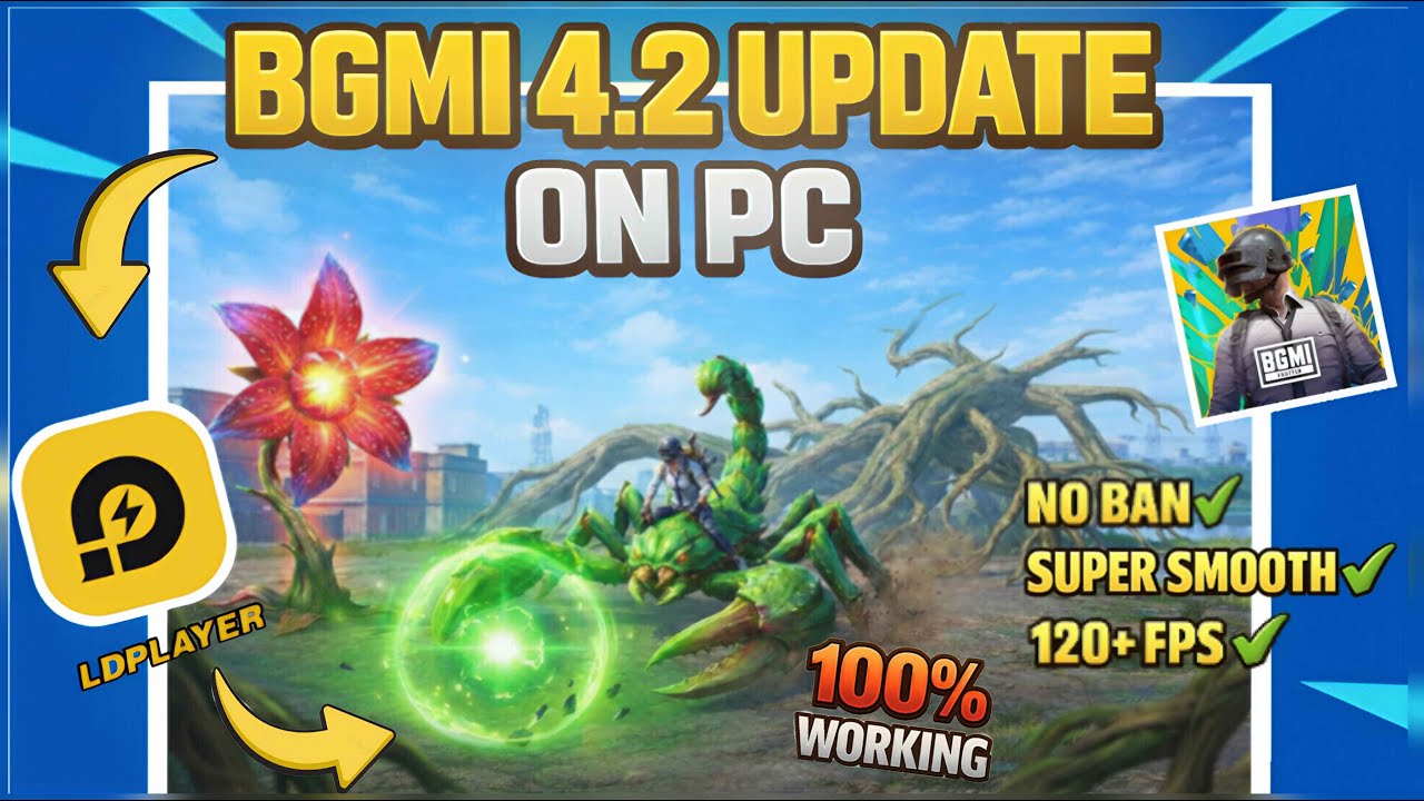 Play BGMI on PC WITHOUT Lag 🔥 LDPlayer Emulator Guide | BGMI 4.2 Update ...