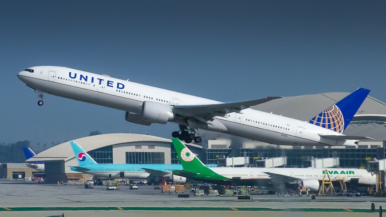 Air Traffic at Los Angeles Airport (LAX) #4 - YouTube