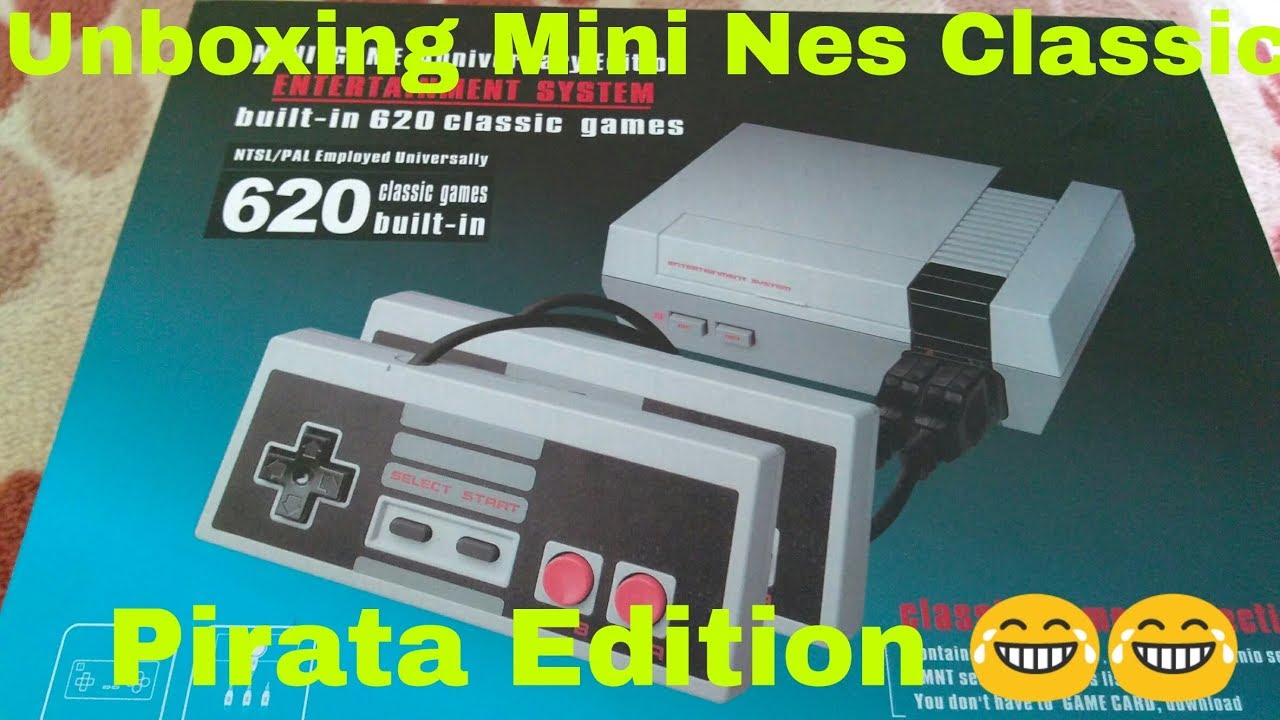 UNBOXING NES CLASSIC PIRATA EDITION - YouTube