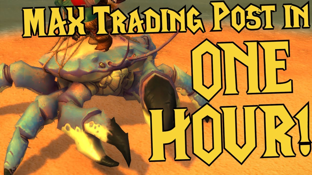 Crusty Crawler Mount FAST! EASY September Day 1 Trading Post Route - WoW Dragonflight - YouTube