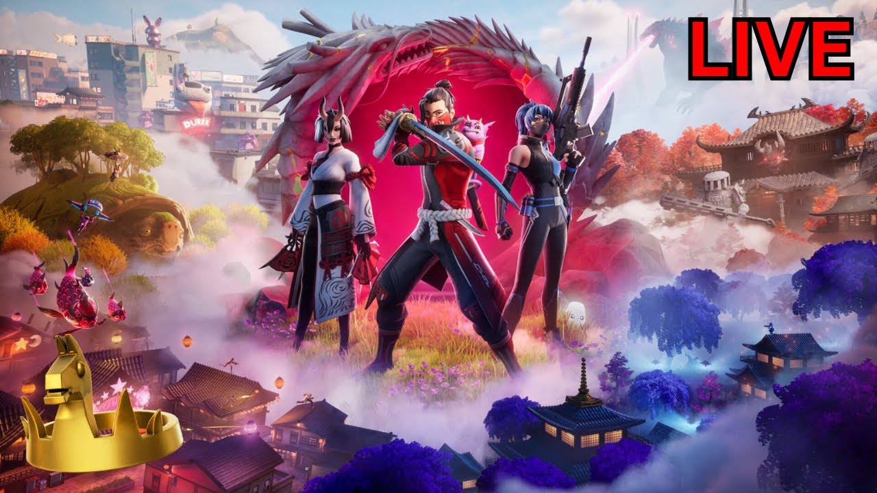 Fortnite But I Can't END The Stream Until I Get A Win - YouTube