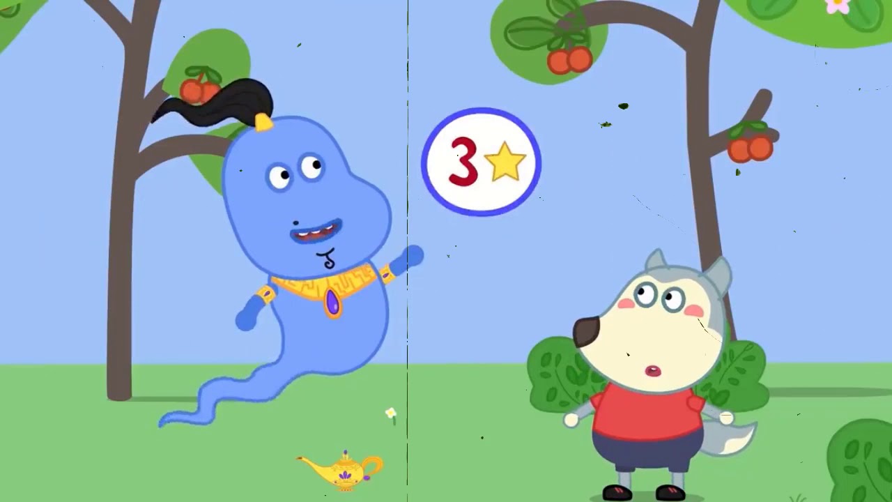 White Ghost Eating Rainbow Colors Of Wolfoo | Wolfoo Cartoon Kids ...