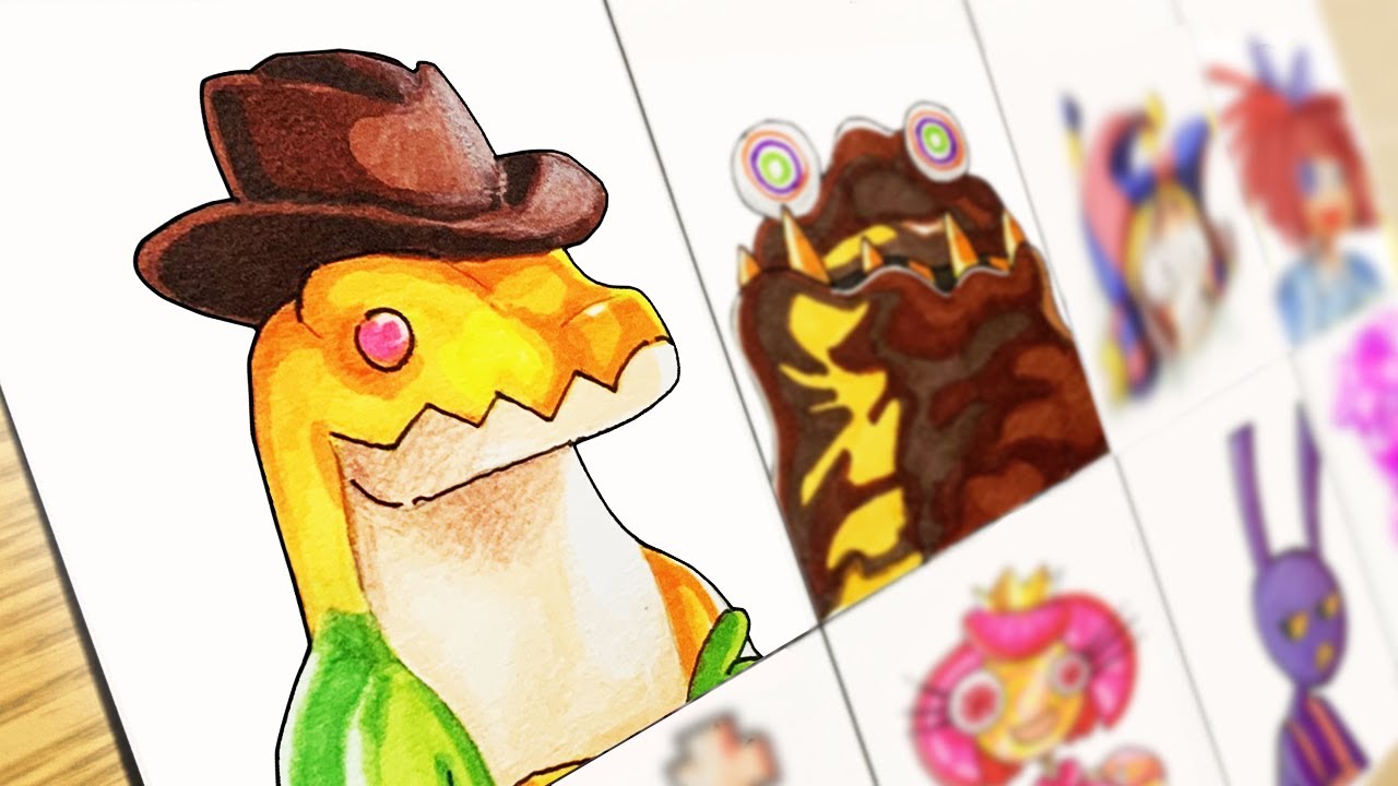 Drawing THE AMAZING DIGITAL CIRCUS EPISODE 2 - Gumigoo, The Fudge ...