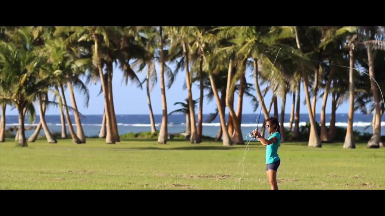 Saltwater Fly Fishing Rod Casting Practice - YouTube
