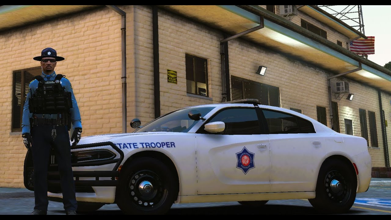 GTA 5 Playing As A Cop | Arkansas State Patrol | Realistic | Roleplay ...