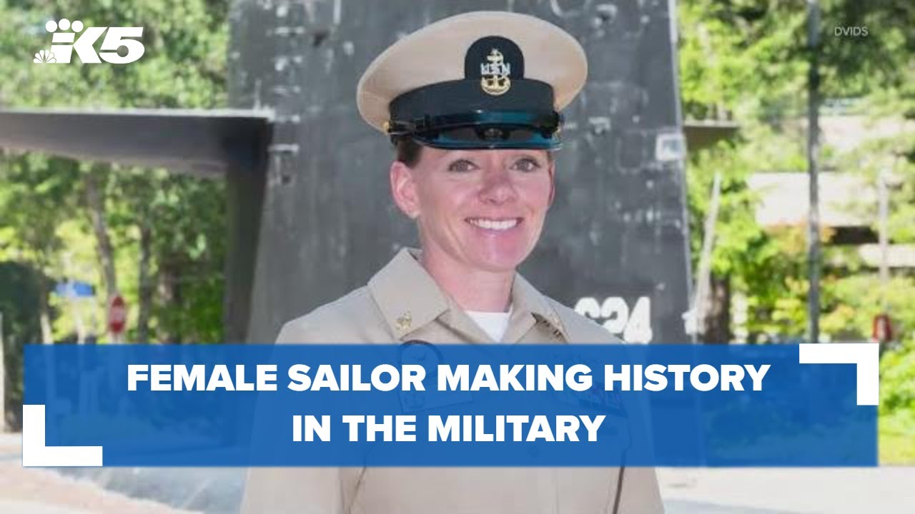 Female sailor makes history in the military - YouTube