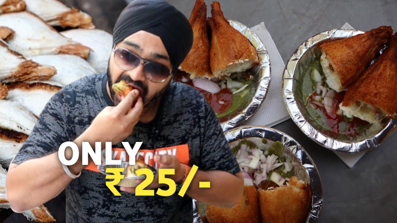 ₹25 Pandit Ji Ke Crispy SHOLAY 😋🔥 | Dahi Ke Sholay, Paneer Sholay ...